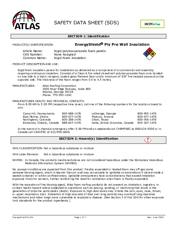 EnergyShield® Ply Pro | Atlas Roof & Wall Insulation